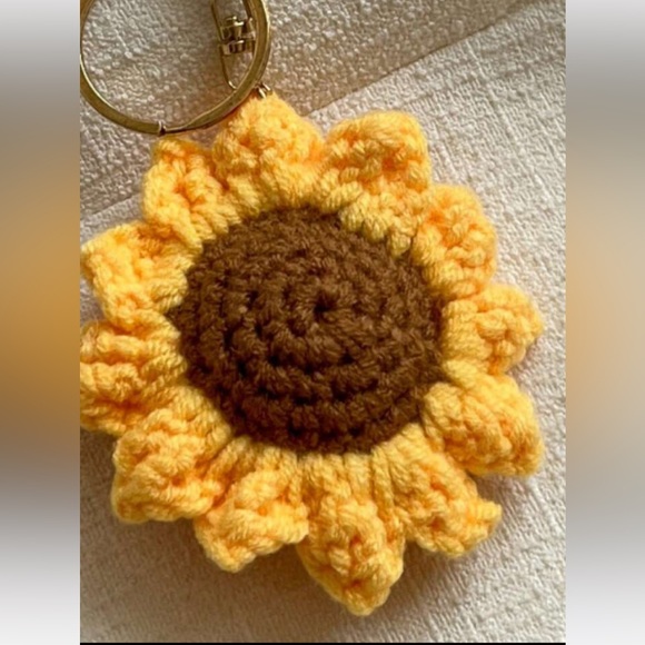 Accessories | Nip Crochet Sunflower Bag Charm | Poshmark